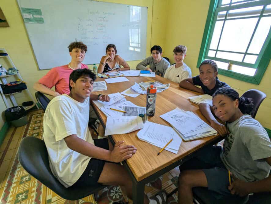 Group Spanish Immersion Class at Tico Lingo in Heredia Costa Rica ...